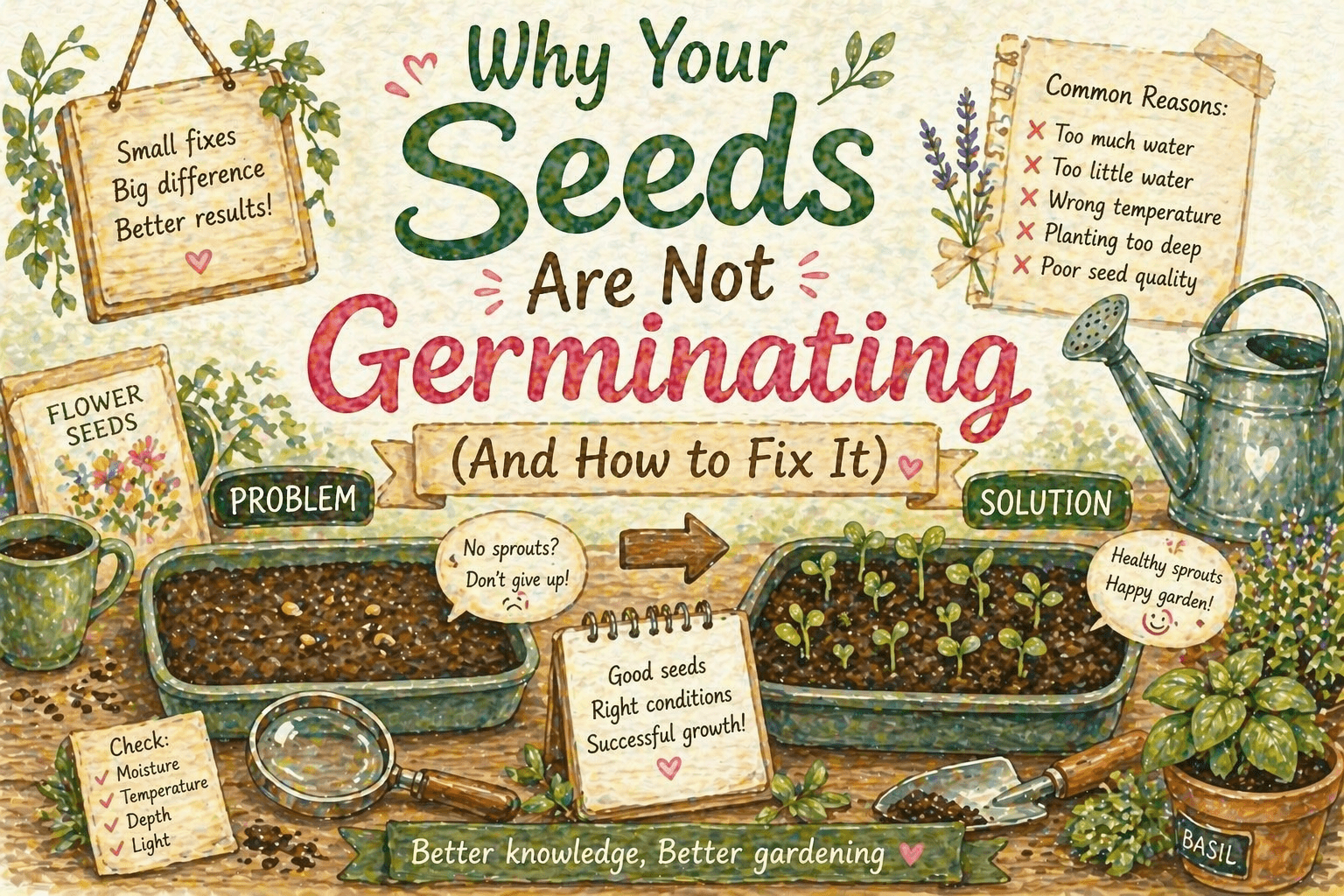 Why Your Seeds Are Not Germinating (And How to Fix It) – GreenSeedGarden